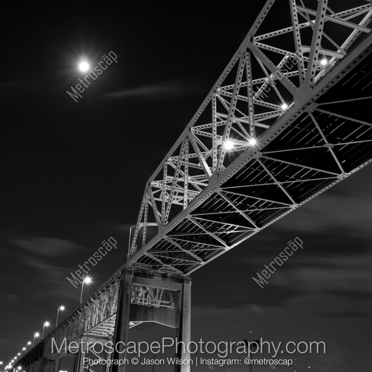 US-90 AKA the Westbank Expressway black and white Photography
