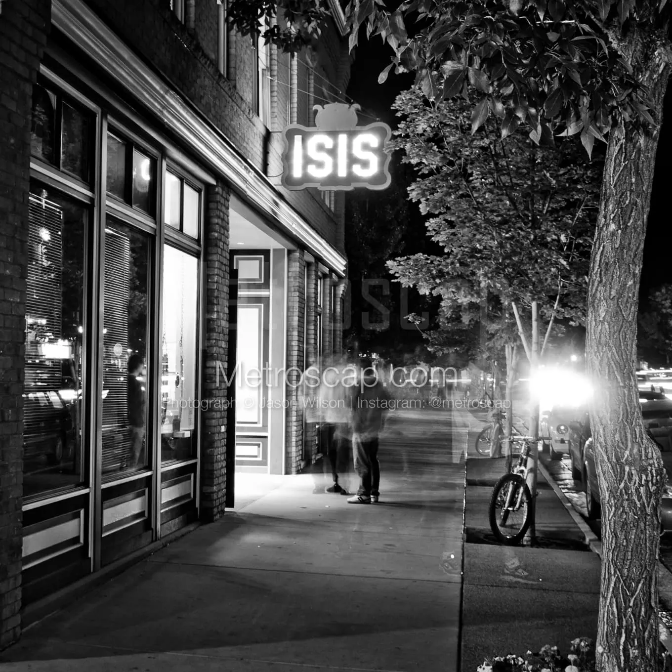 Isis Theater Aspen Colorado Black and White