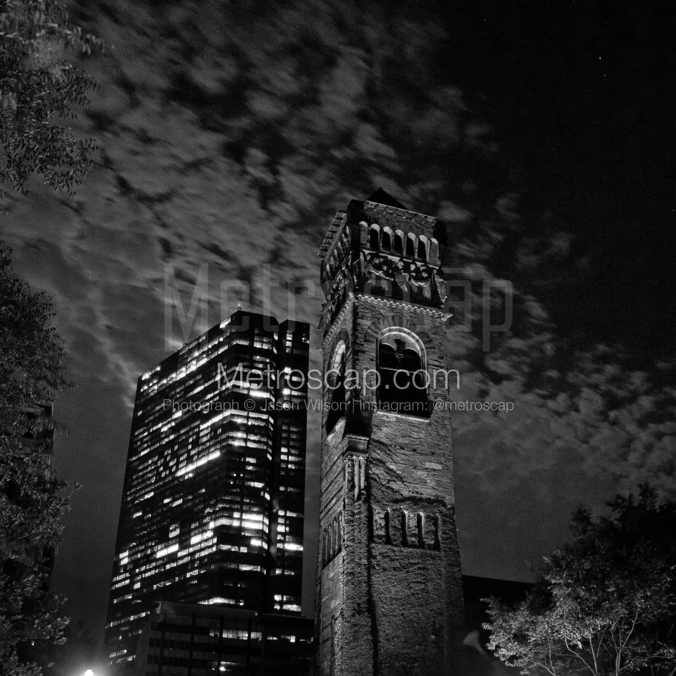 First Baptist Church Boston Black and White