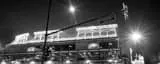 Wrigley Field Gate D Addison St Black and White