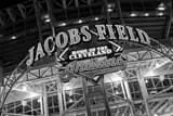 Cleveland Photography Black and White: The Jacobs Field Sign