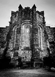 Scottish War Memorial Edinburgh Castle Black and White