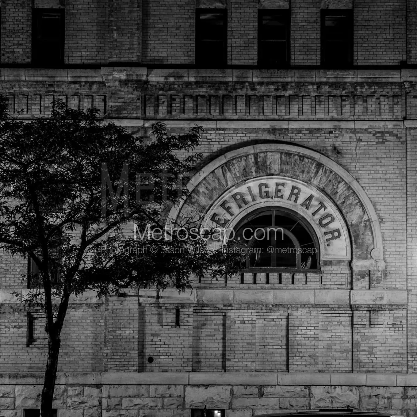 Milwaukee Photos Black and White: The Blatz Refrigerator Building