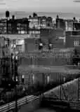 Soho Water Tanks Rooftops Black and White